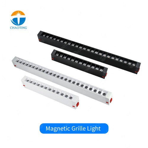 Magnetic Track Light LED Modern Ceiling Lamp Spotlight Grille Fixture ...